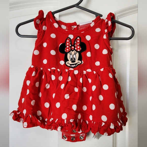 Disney | One Pieces | Disney Minnie Mouse Red Polka Dot Dress | Poshmark
